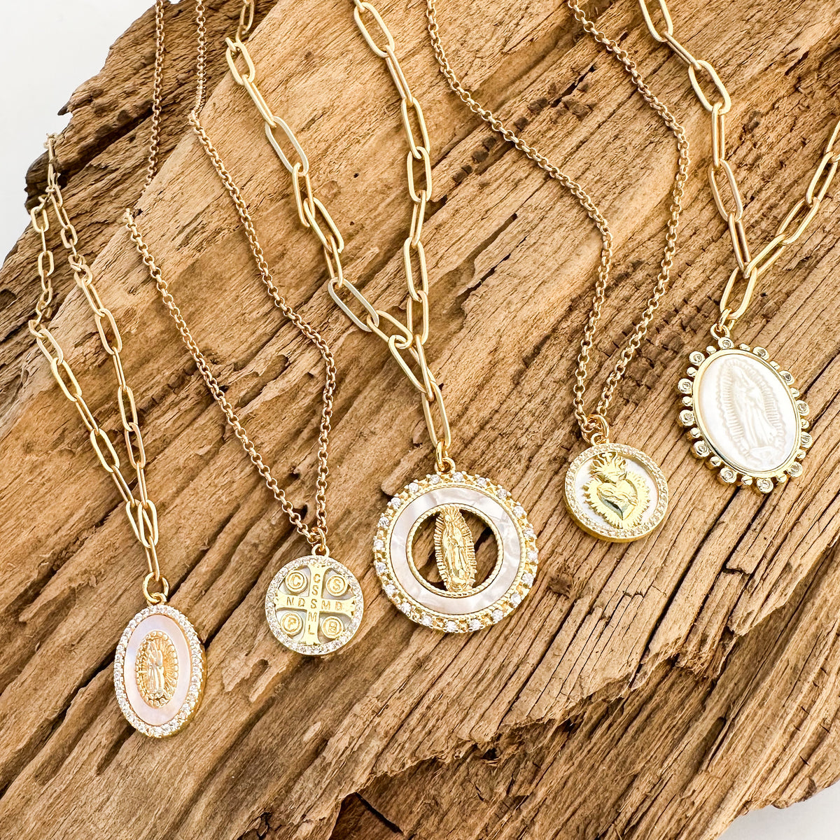 St Ben On Small Chain – Virtue Jewelry Design