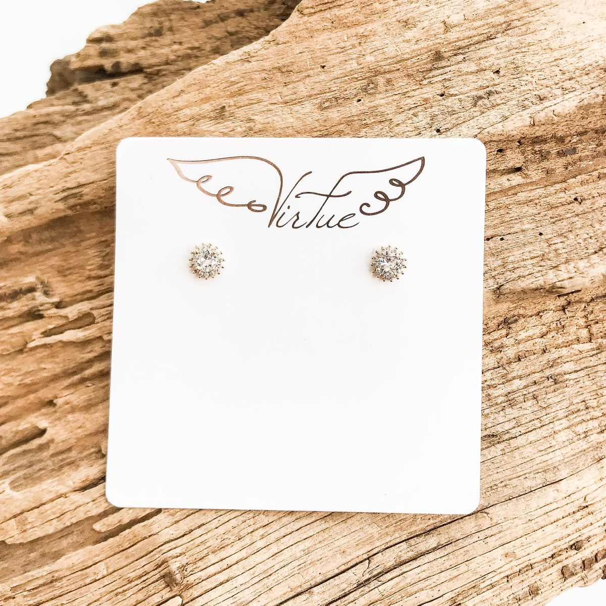Rhinestone Post Stud – Virtue Jewelry Design