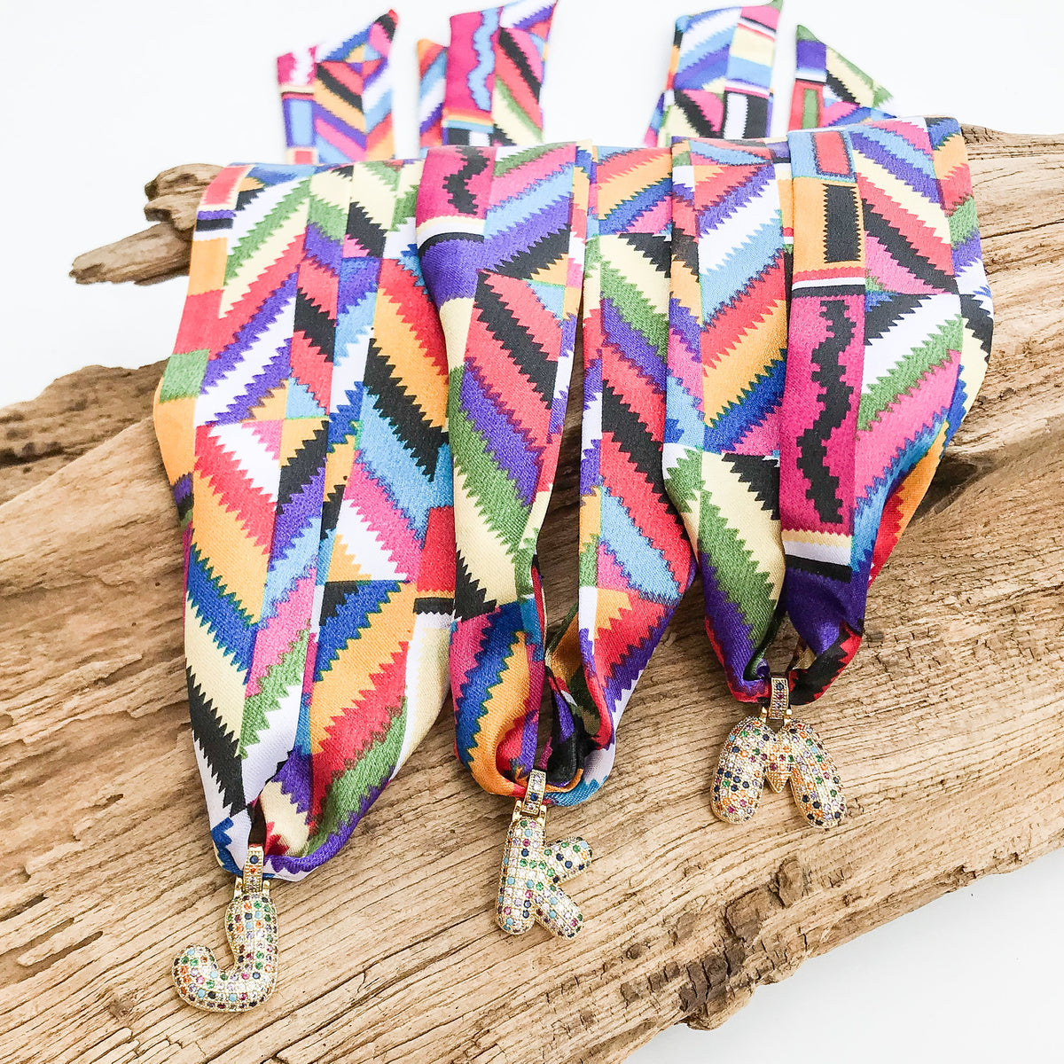 Bubble Monogram Scarf – Virtue Jewelry Design