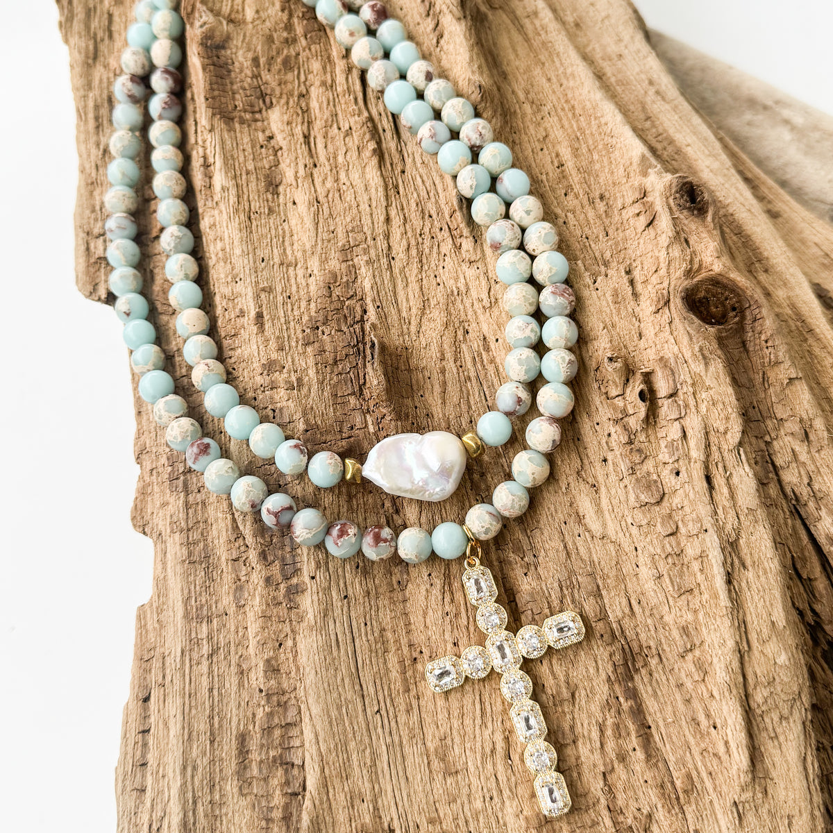 Large CZ Cross 8mm Beads – Virtue Jewelry Design