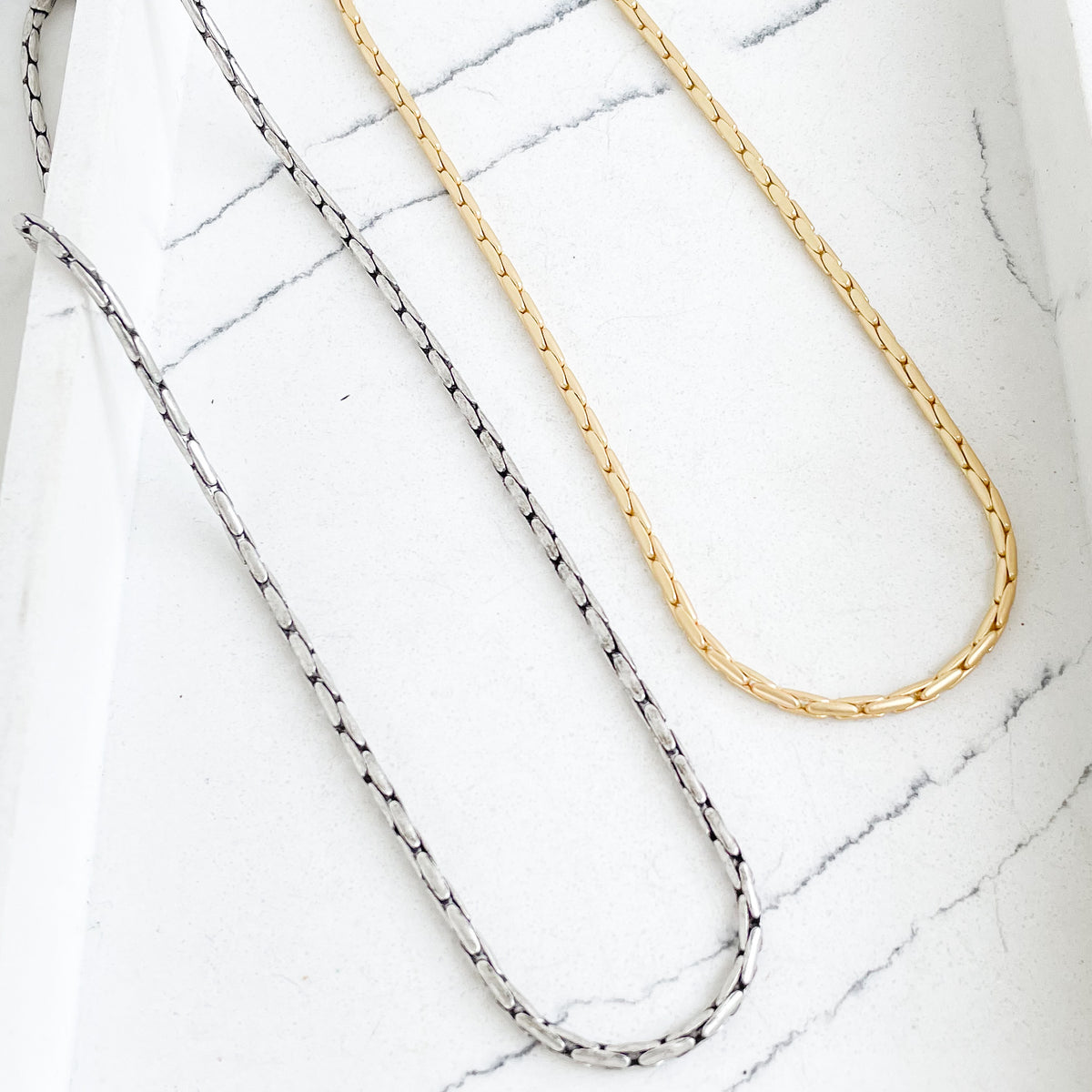 Large Interlink Necklace 18” – Virtue Jewelry Design